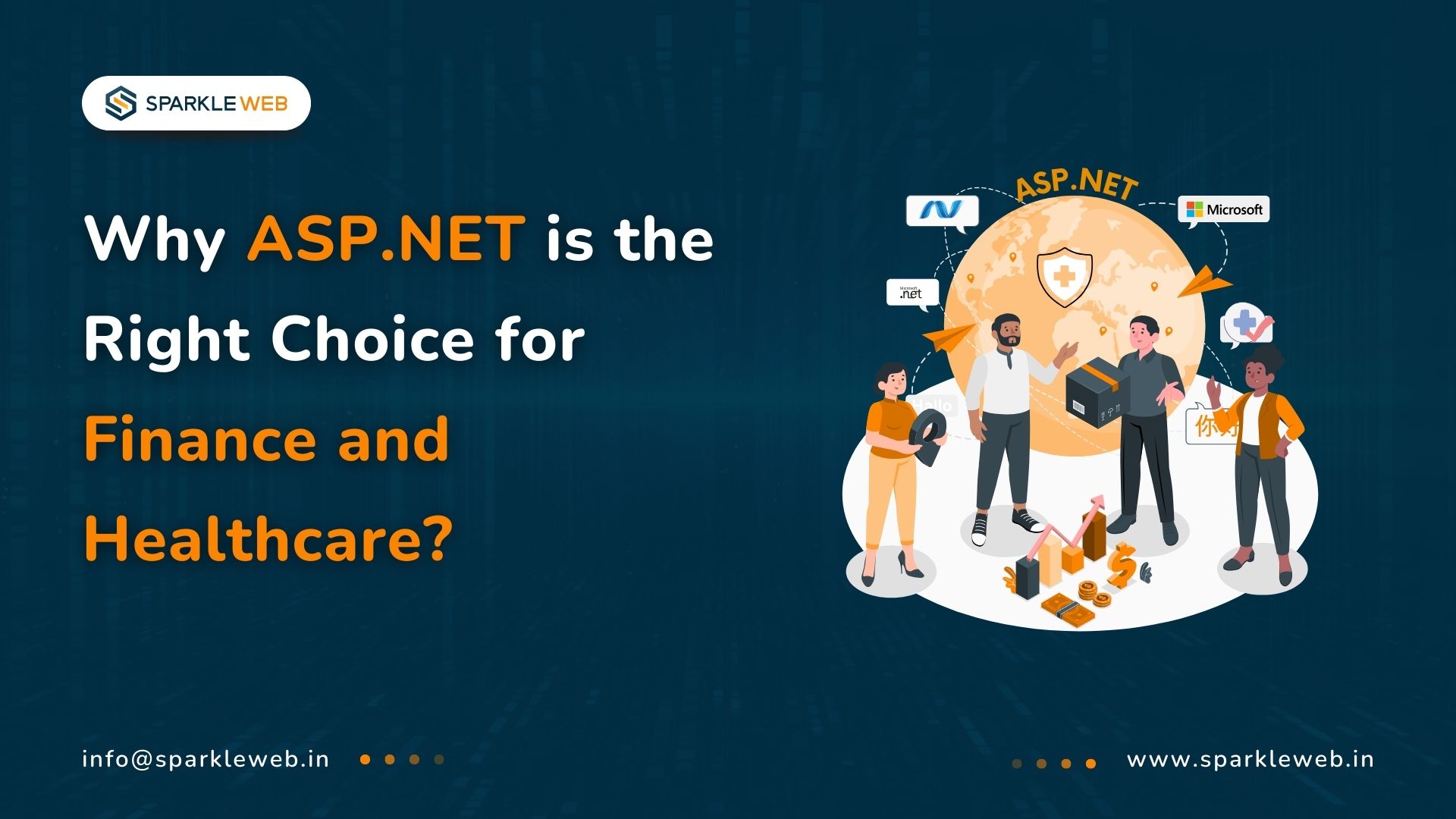 Why ASP.NET is the Right Choice for Finance and Healthcare - Sparkle Web